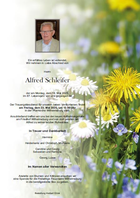 Bestattung Herbert Glück, auf allen Friedhöfen in und um St. Pölten, St ...